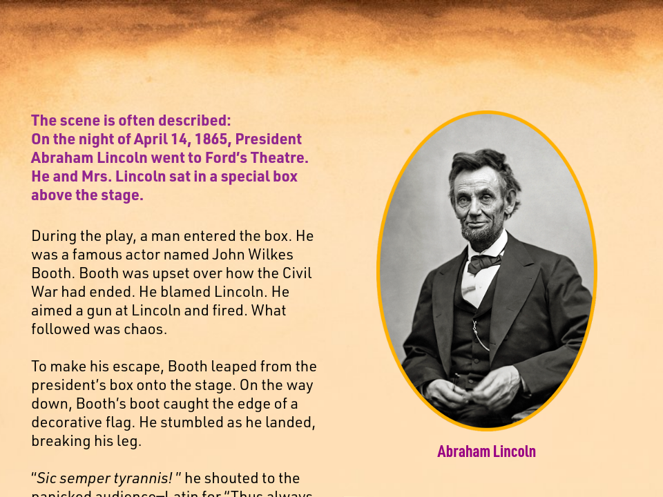 Preparing for Important Guests and Ford's Theatre - Saving History ...