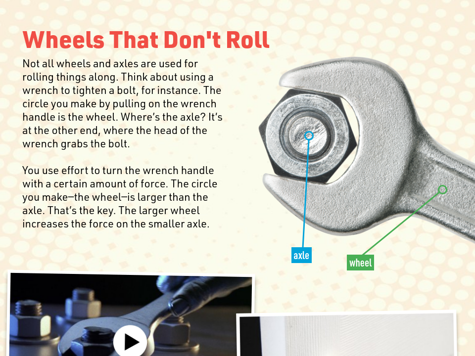 Wheels That Don't Roll, Wheels and Axles Can Be Fun and Going Along for ...