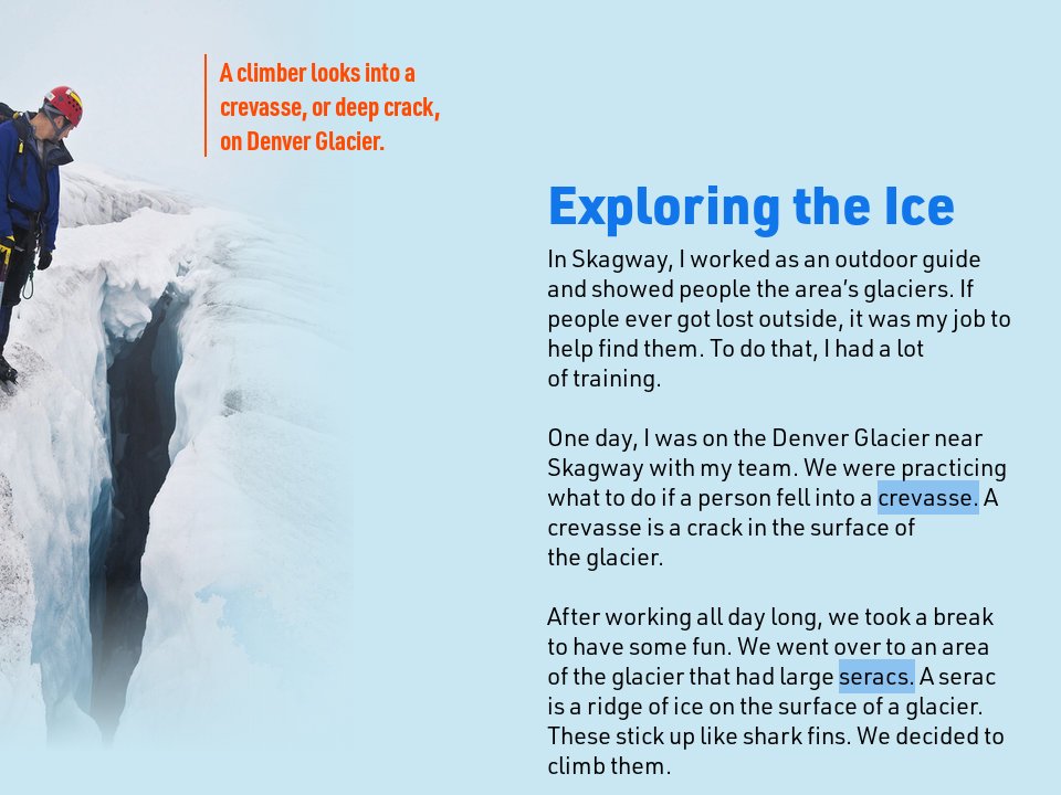 Exploring the Ice & Ice Rescue! - River of Ice - Adventurer November ...