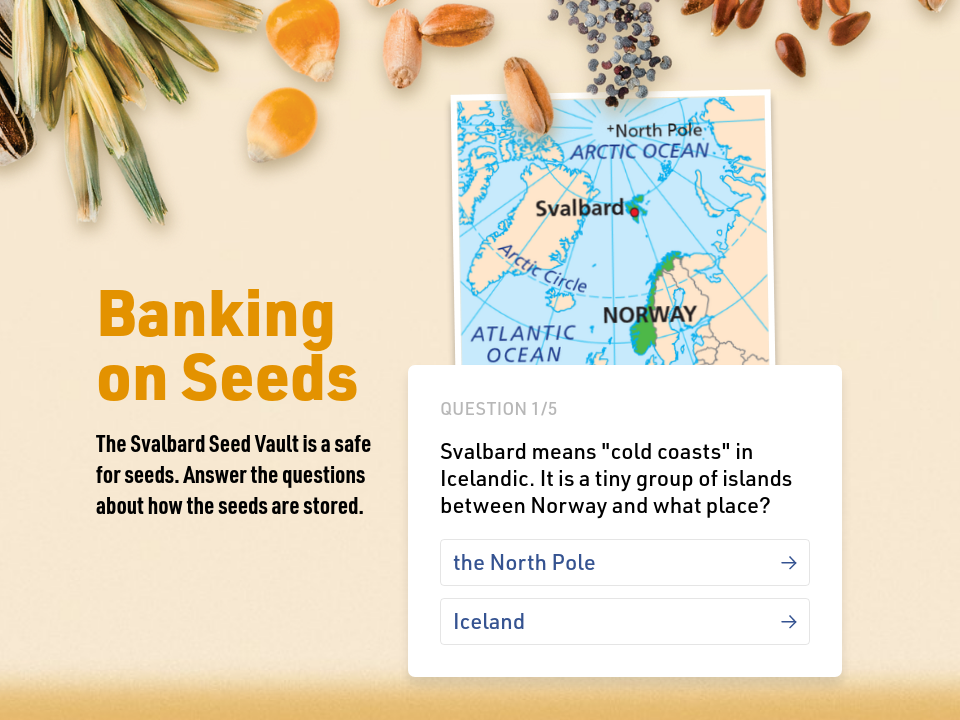 Banking on Seeds - Food for the Future - Pathfinder April 2019