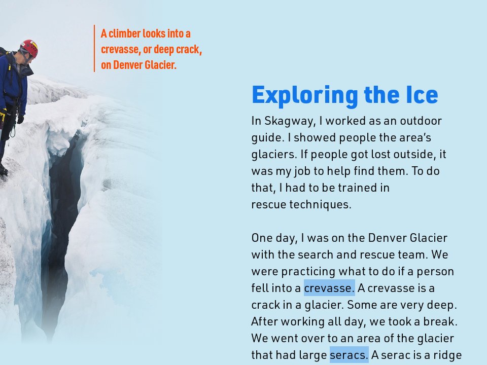 Exploring the Ice & Ice Rescue! - River of Ice - Pathfinder November ...