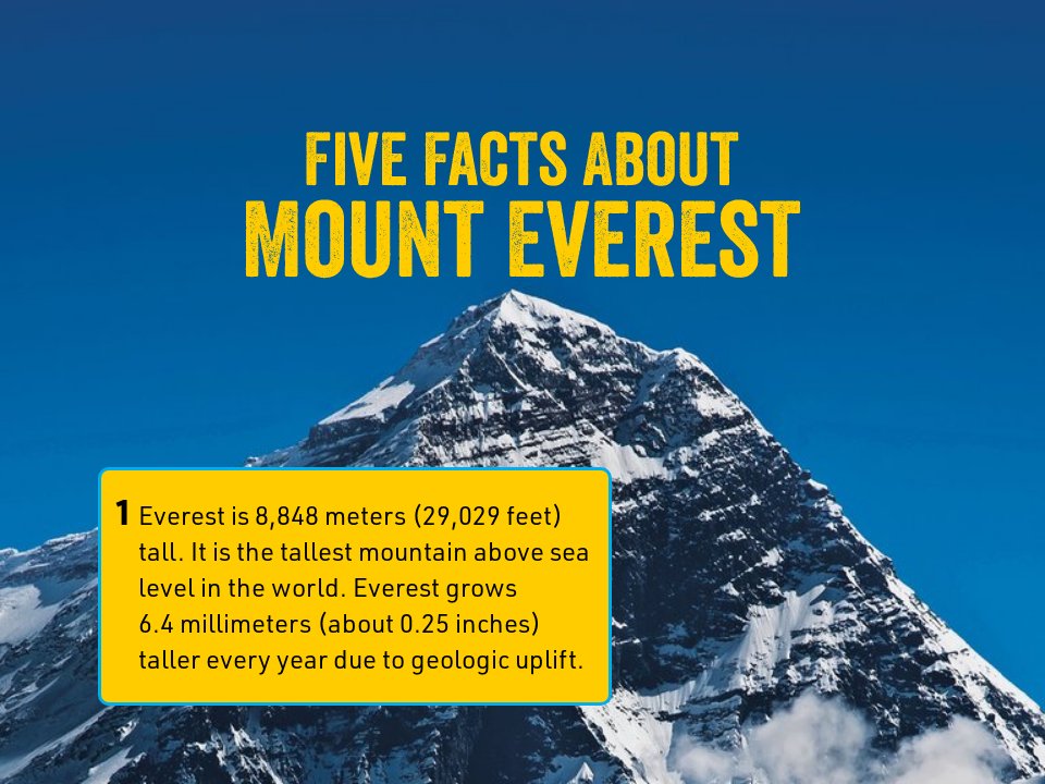 Five Facts About Mount Everest - Expedition Everest - Pathfinder ...