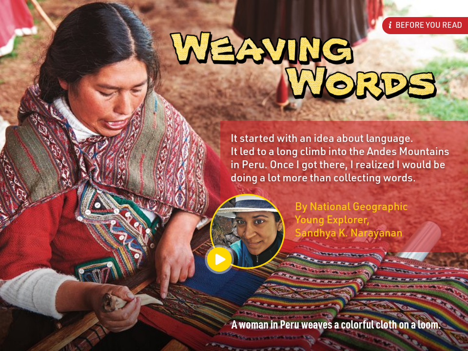 Living the High Life - Weaving Words - Pioneer January/February 2019