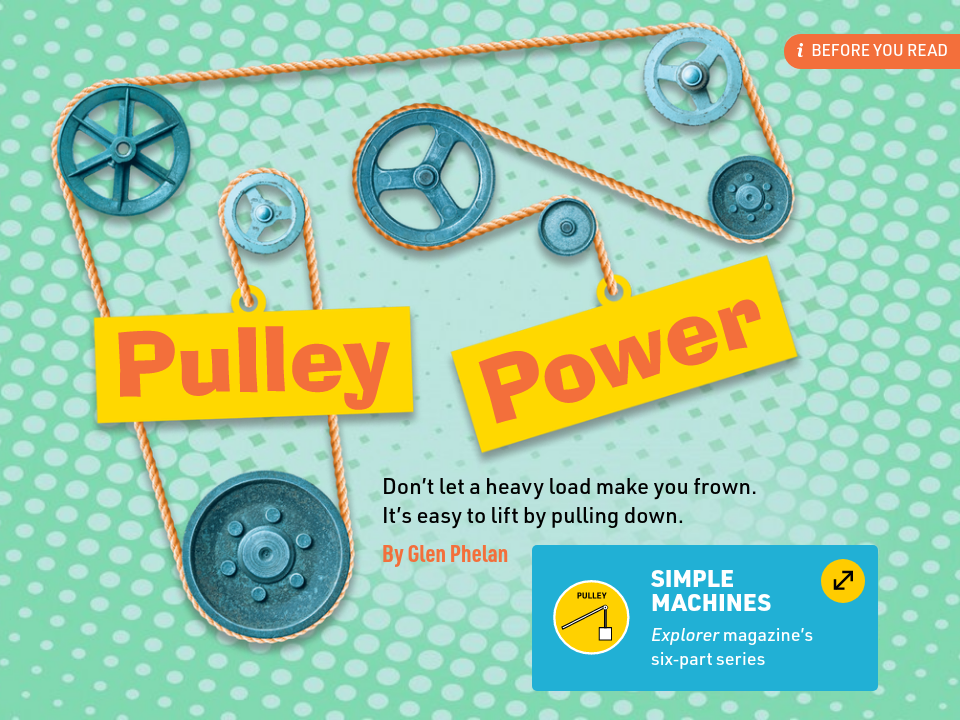 Pulleys on the Move & Trade-offs - Simple Machines: Pulley Power ...