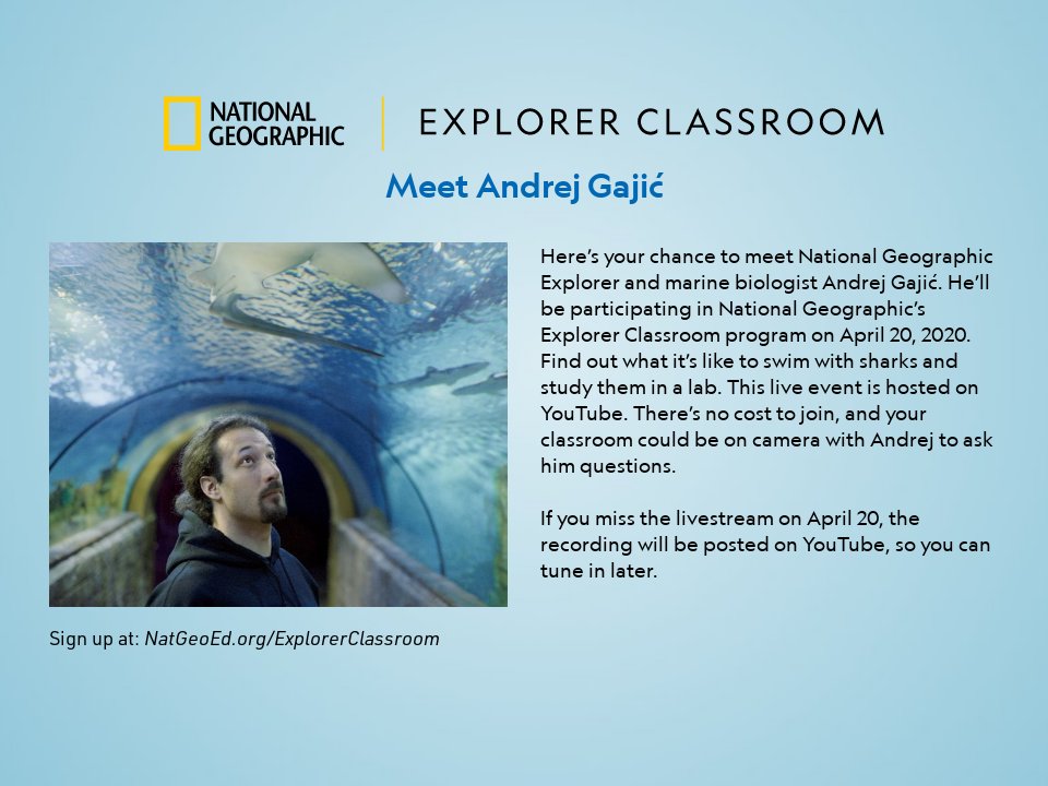 Explorer Classroom - Trailblazer April 2020