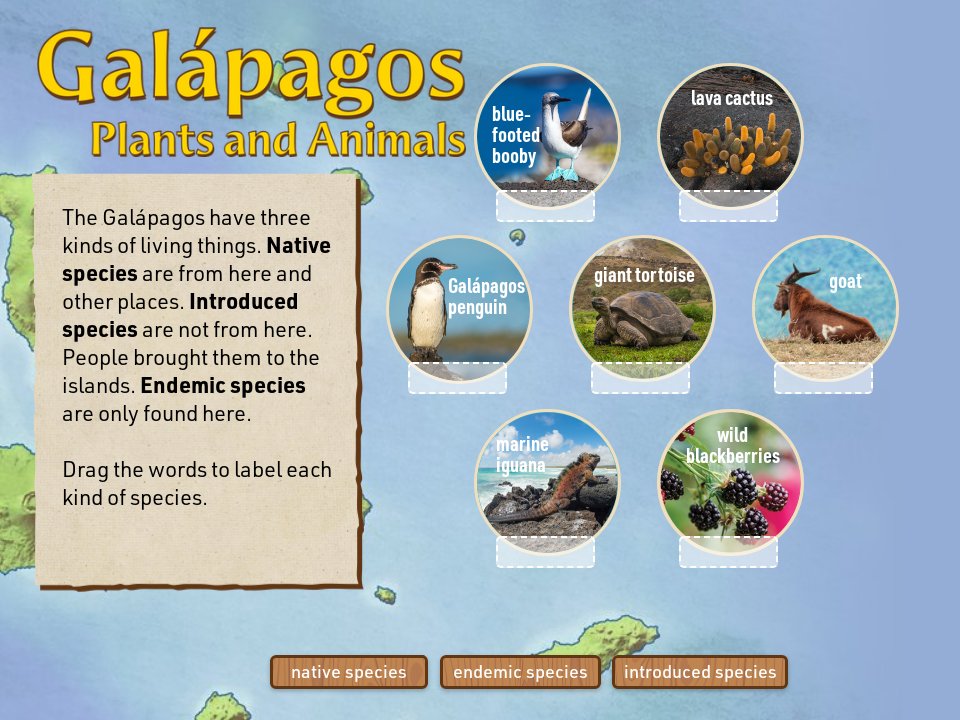 Activity - Galápagos Plants and Animals - Trailblazer October 2019