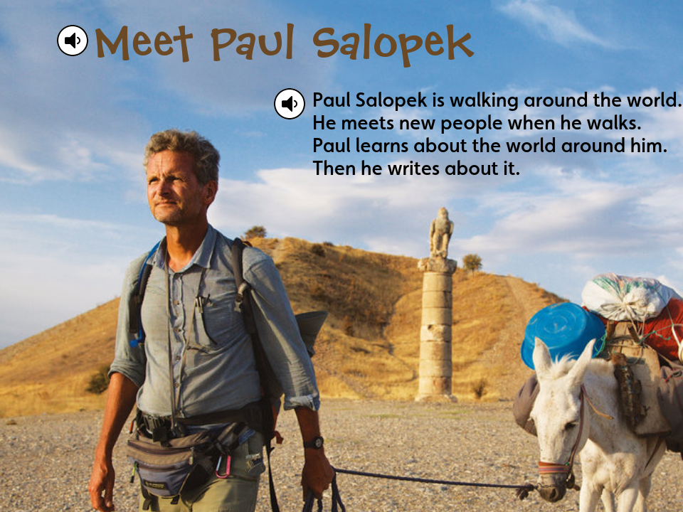 Meet Paul Salopek - Voyager September 2018